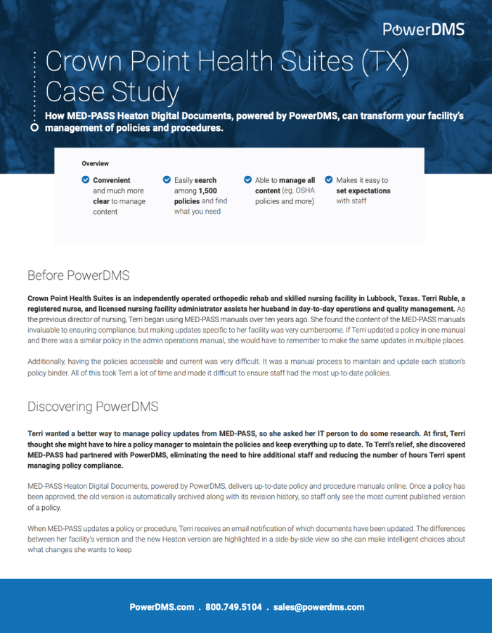 Policy Management Software | PowerDMS